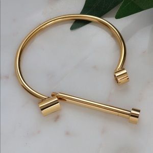 Jewelry | Gold Plated Shackle Cuff | Poshmark